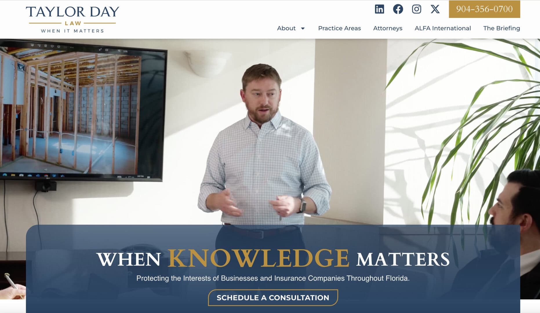 Taylor Day Law Firm Rebrand & Website Refresh - Connect Agency